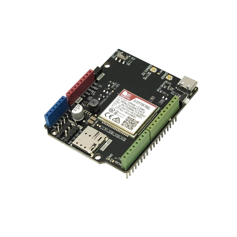 SIM7070G Arduino NB-IoT / LTE / GNSS / GPRS / GPS Expansion Shield – MLAB