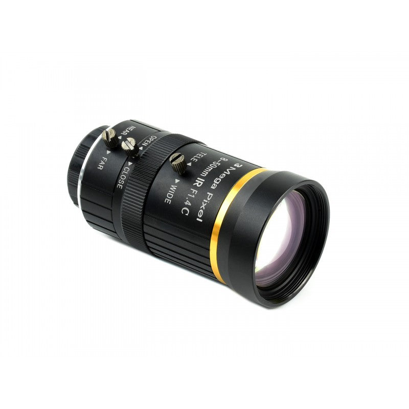 8-50mm Zoom Lens for Raspberry Pi High Quality Camera – MLAB